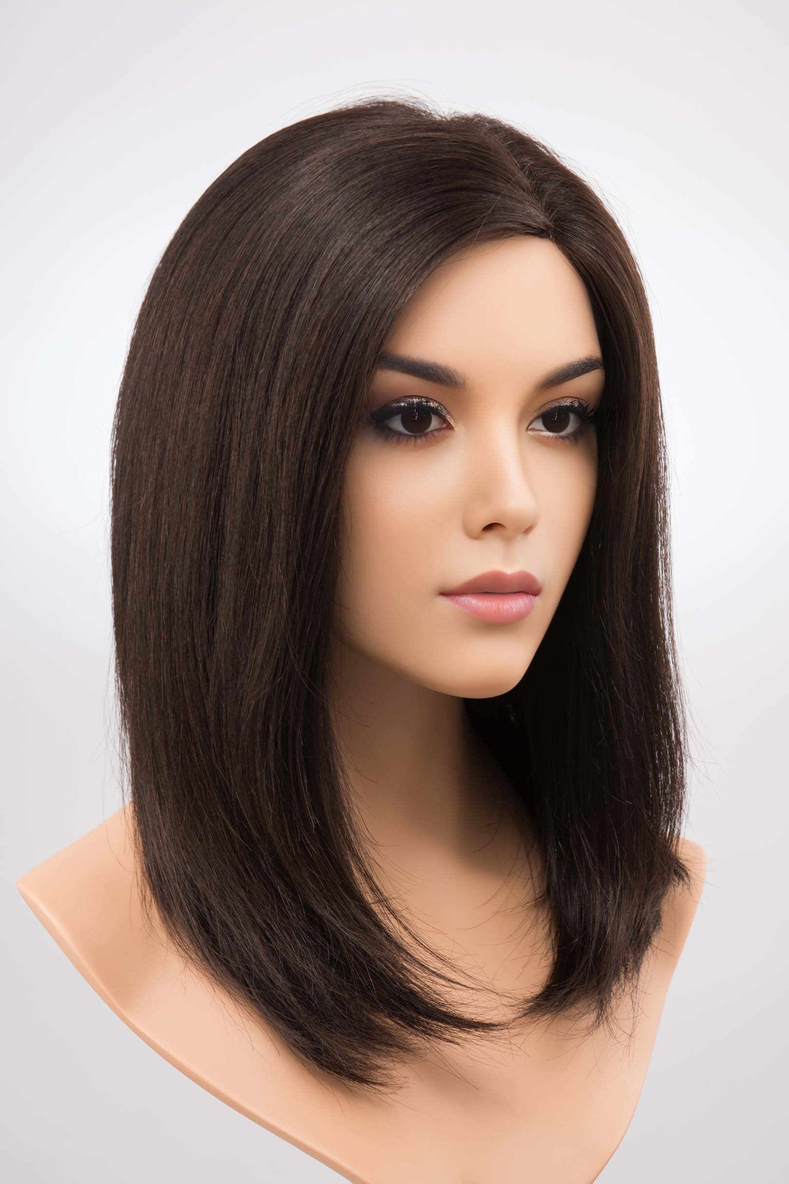 16" Straight Human Hair Lace Wig Harmony – Haute Tress